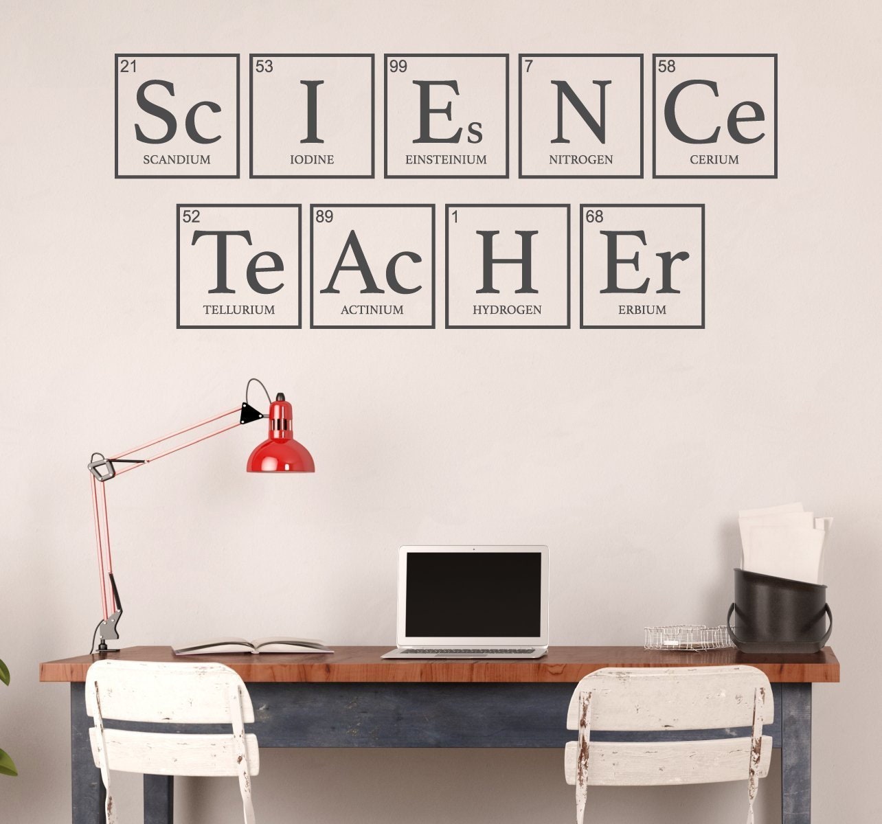 Periodic Table Wall Decor Decal for Science Teachers Vinyl - Etsy
