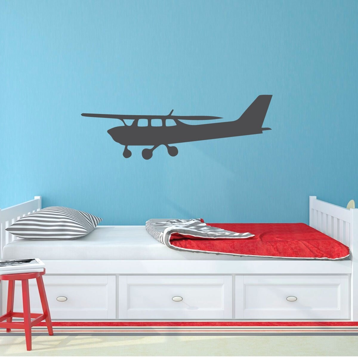 Airplane Car Decals Cessna 206 Personalized Plane Vinyl - Etsy