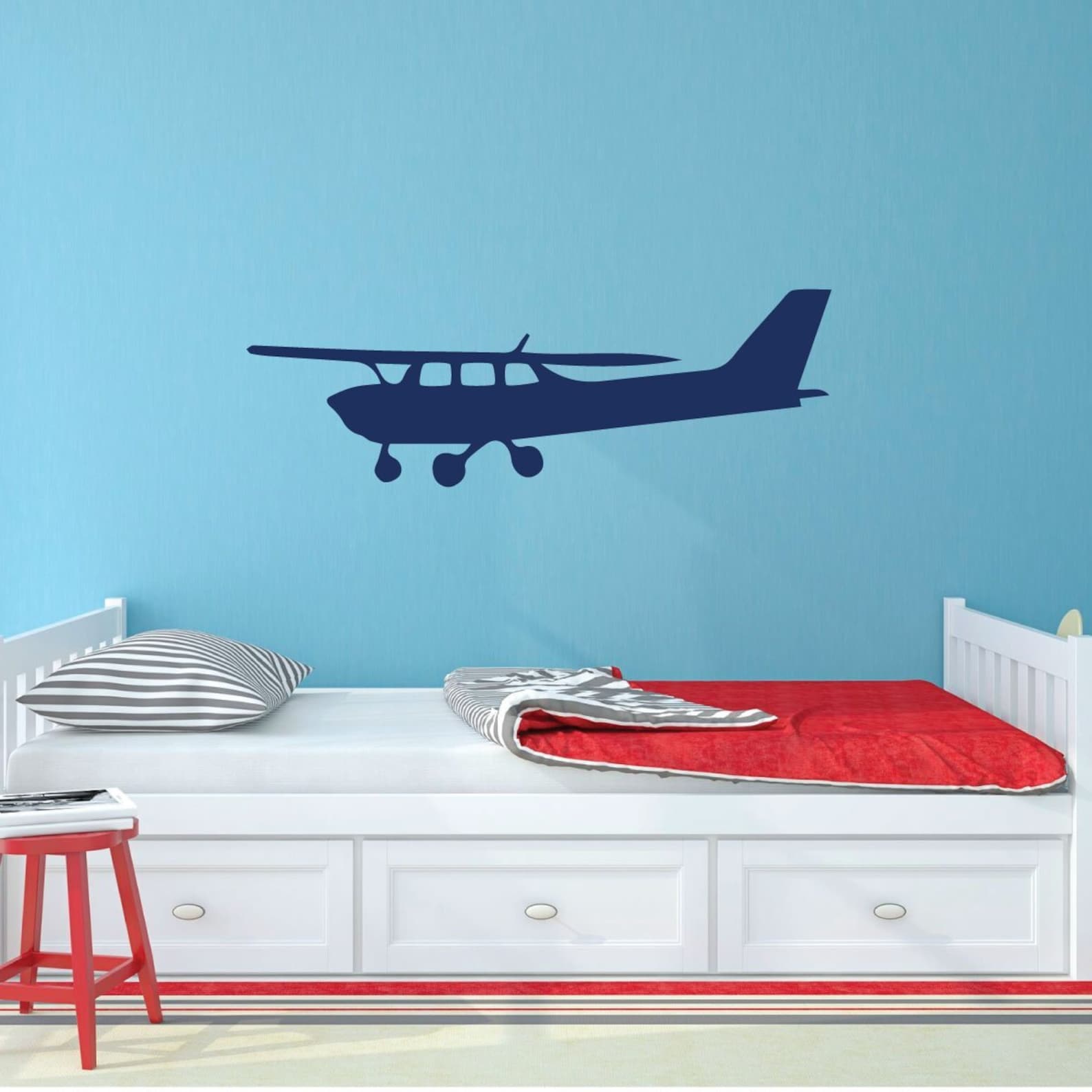 Airplane Car Decals Cessna 206 Personalized Plane Vinyl - Etsy