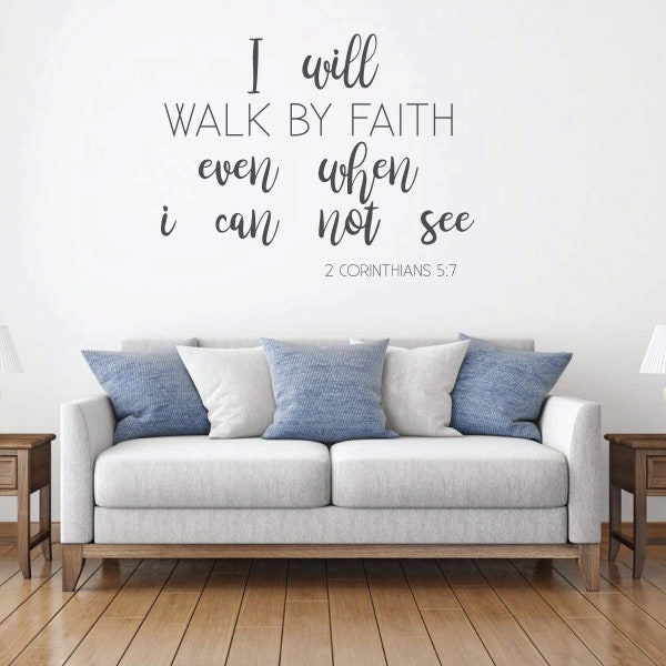 Scripture Wall Decal - Etsy