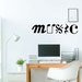 Music Symbol Decal Vinyl Wall Decor Musician Gifts for Bedroom ...