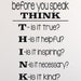 Classroom Decor for Teachers Before You Speak, Think Vinyl Wall Decal ...