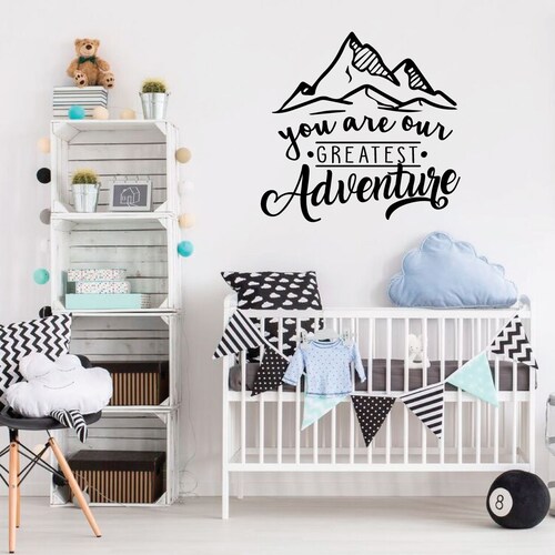 You Are Our Greatest Adventure Vinyl Wall Decal Art Nursery - Etsy