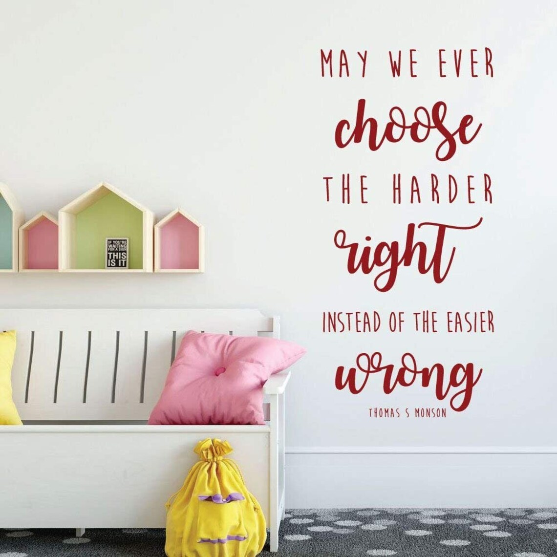 Inspirational Quotes Wall Decals - Motivational Vinyl Sticker Saying ...