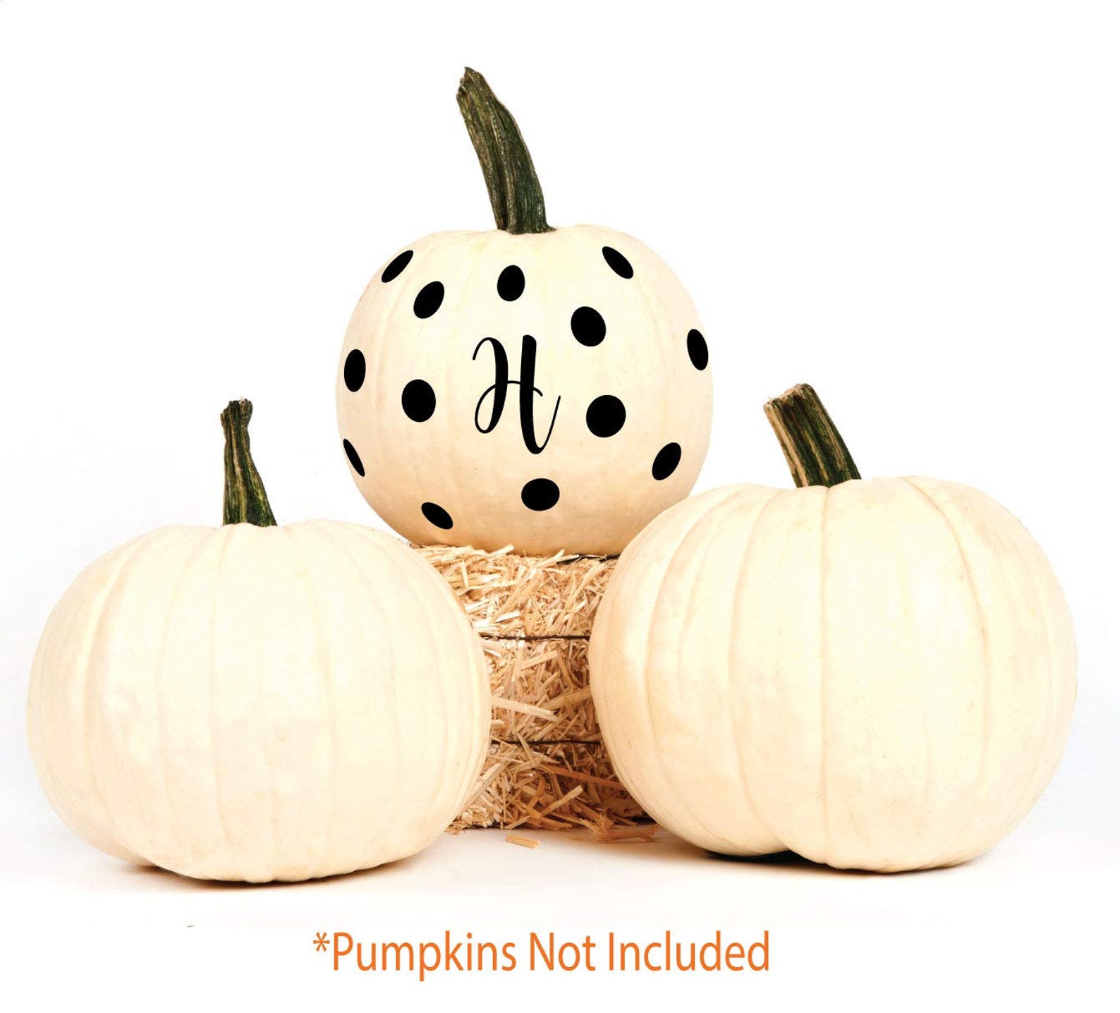 Letter H Decor Vinyl Stickers 2 Sets of Monogram Initial - Etsy