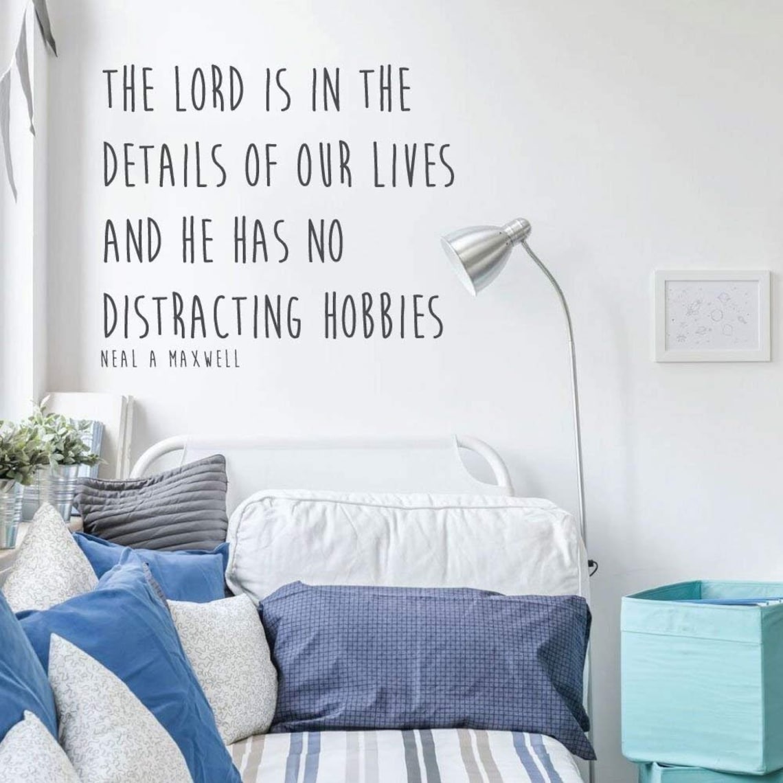 Inspirational Quotes - Motivational Vinyl Sticker Wall Quote - the Lord ...