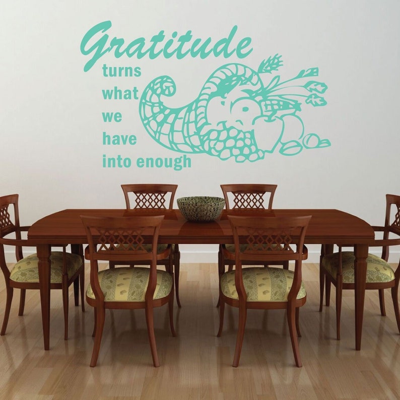 Gratitude Gratitude Turns What We Have Into Enough - Etsy