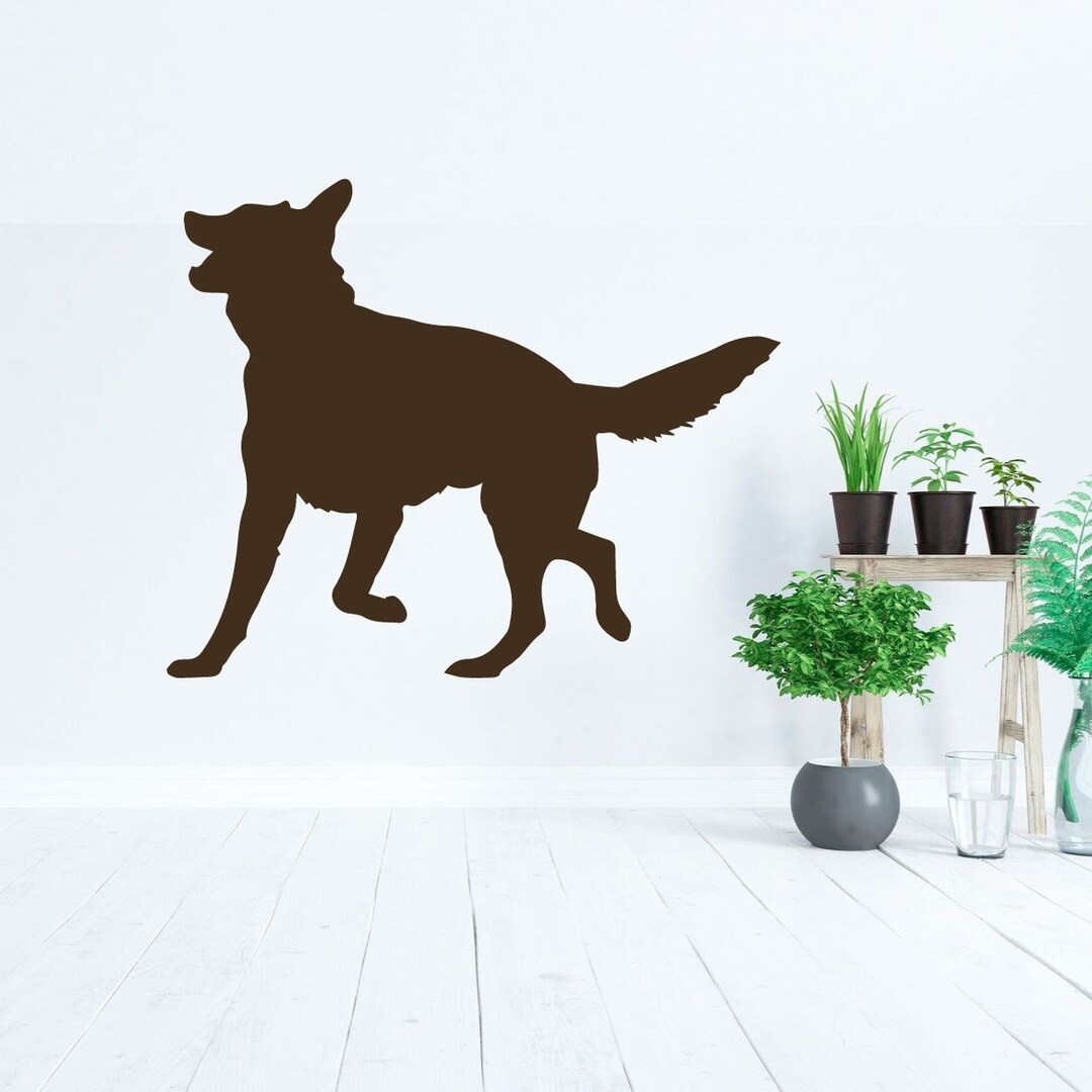 Dog Wall Decals - German Shepherd - Dog Lover Gifts - Dog Decor - Vinyl ...
