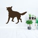 Dog Wall Decals - German Shepherd - Dog Lover Gifts - Dog Decor - Vinyl ...