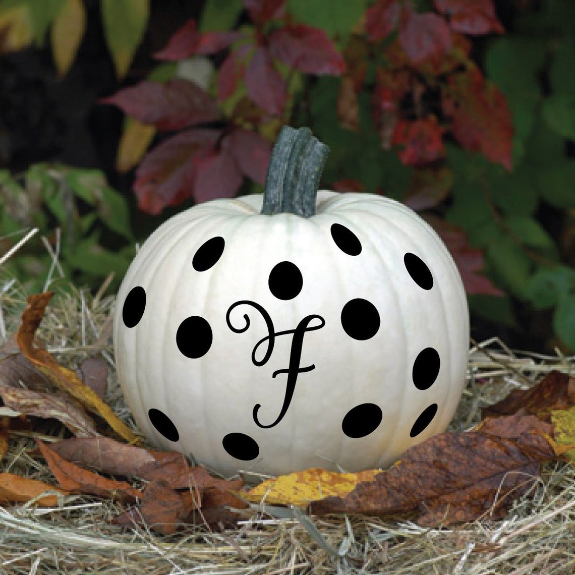 Letter F Decor Vinyl Stickers 2 Sets of Monogram Initial - Etsy