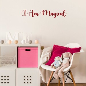 Wall Decal for Girls - I Am Magical - Vinyl Sticker for Teen's Room or ...
