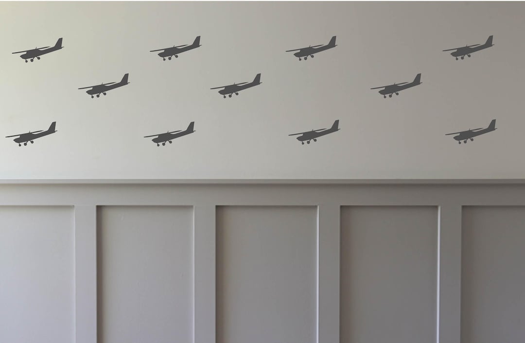 Airplane Wall Decals - Cessna Aircraft Vinyl Stickers - Aviation ...