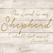 Christian Wall Decal Bible Verse the Lord is My Shepherd Vinyl ...