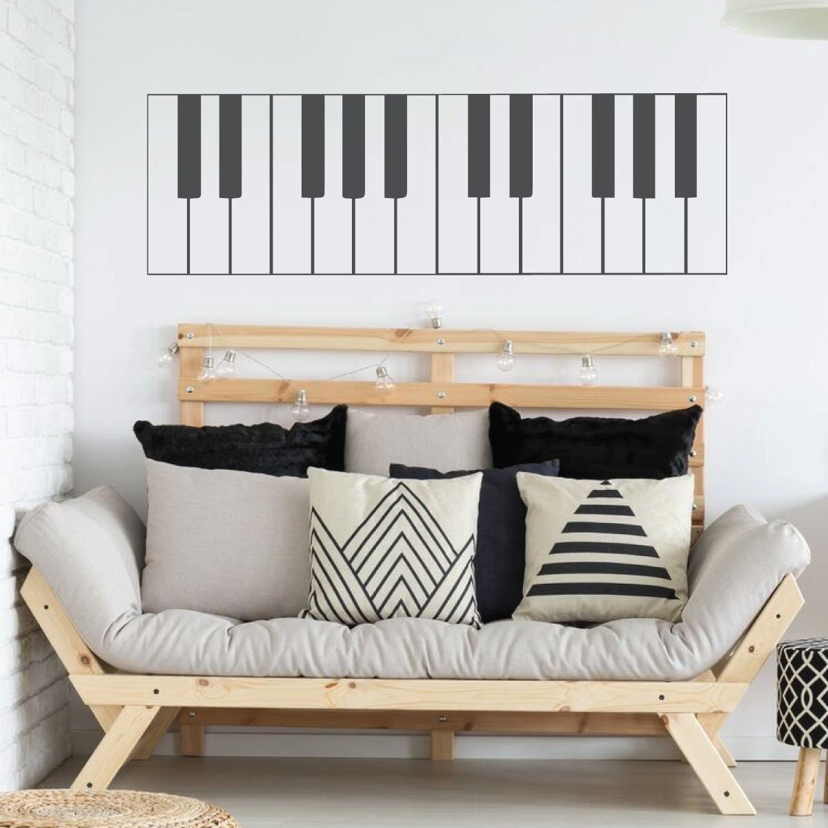 Piano Wall Art Keyboard Vinyl Wall Decal for Home School - Etsy