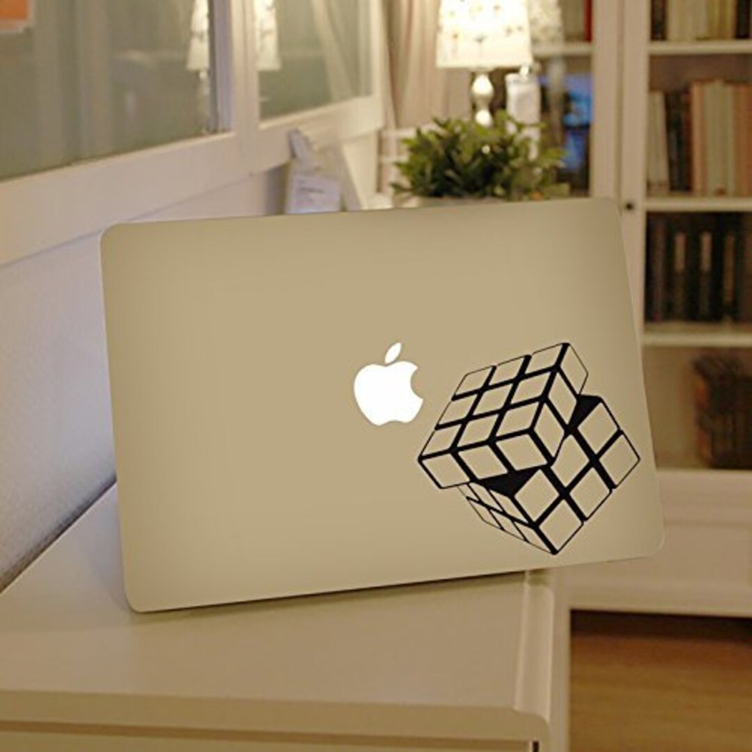 Rubik Cube MacBook Decal, Vinyl Laptop Design - Etsy