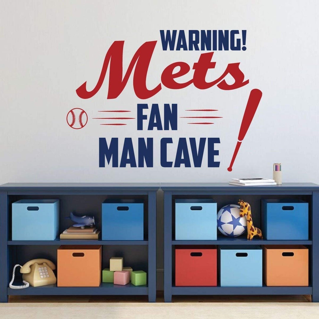 NY Mets Wall Art - Baseball Decorations - Sports Team Athlete Bedroom ...