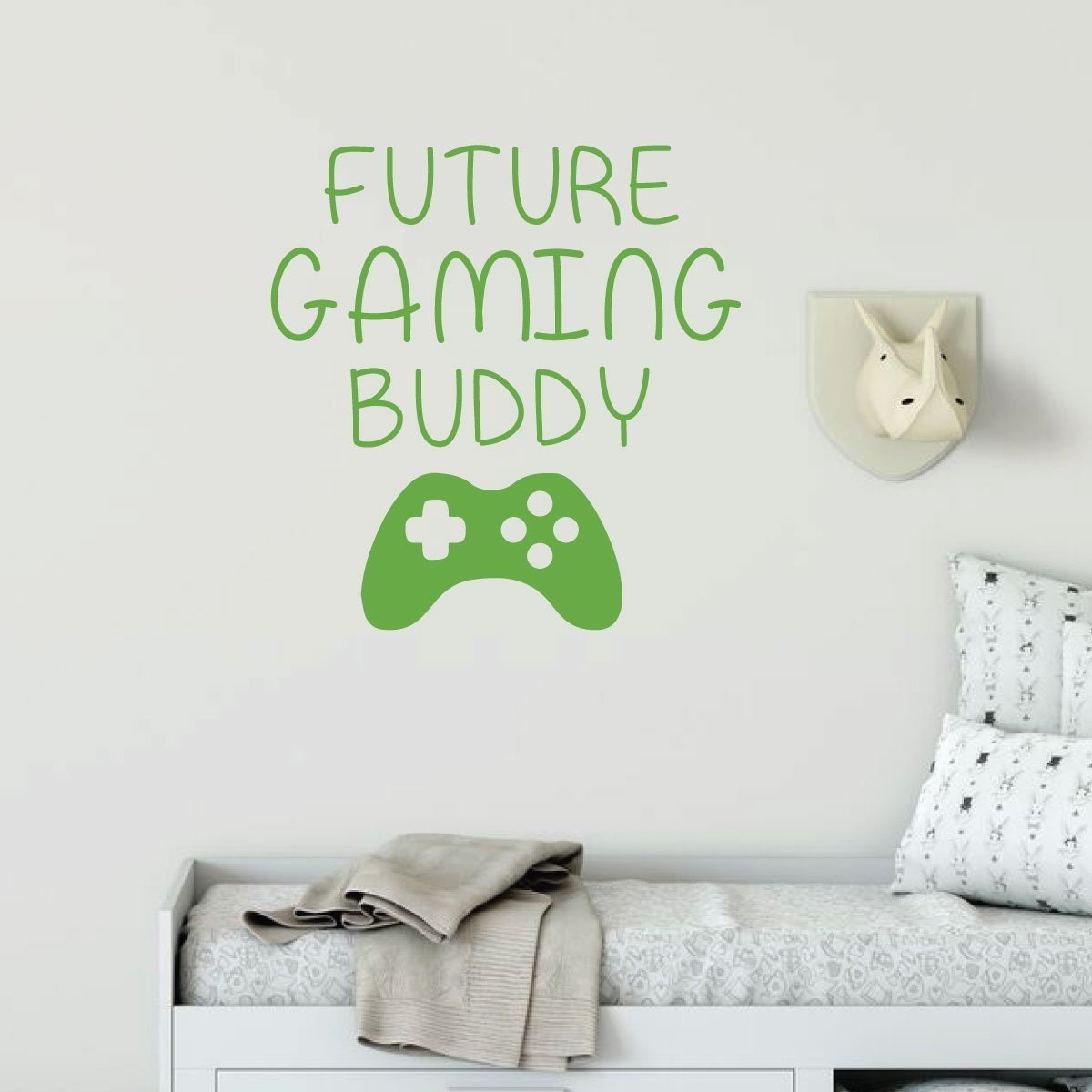 Gamer Wall Decal Future Gaming Buddy Vinyl Decoration for - Etsy