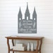 LDS Wall Art - Salt Lake Temple - Personalized Wall Decor, Christian ...