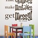 Quote Wall Decals Take Chances Make Mistakes Get Messy Ms. - Etsy