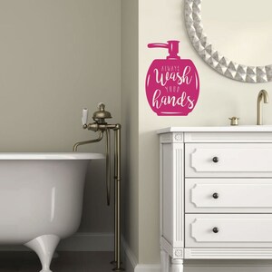 Bathroom Wall Decal for Restroom Decor - Always Wash Your Hands ...