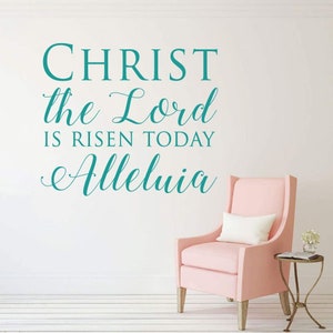 Christian Easter Decorations, Vinyl Wall Decals, Religious Wall Decor ...
