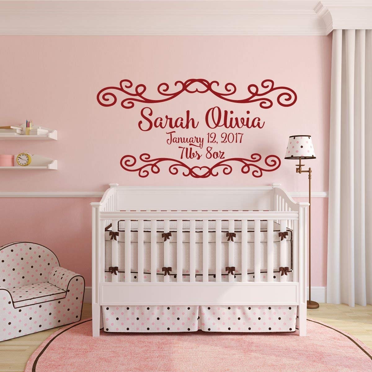 Personalized Baby Baby Birth Record Vinyl Wall Art Baby - Etsy