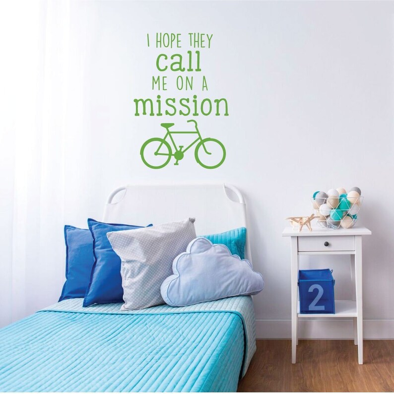 Lds Wall Decal I Hope They Call Me On A Mission Vinyl Etsy