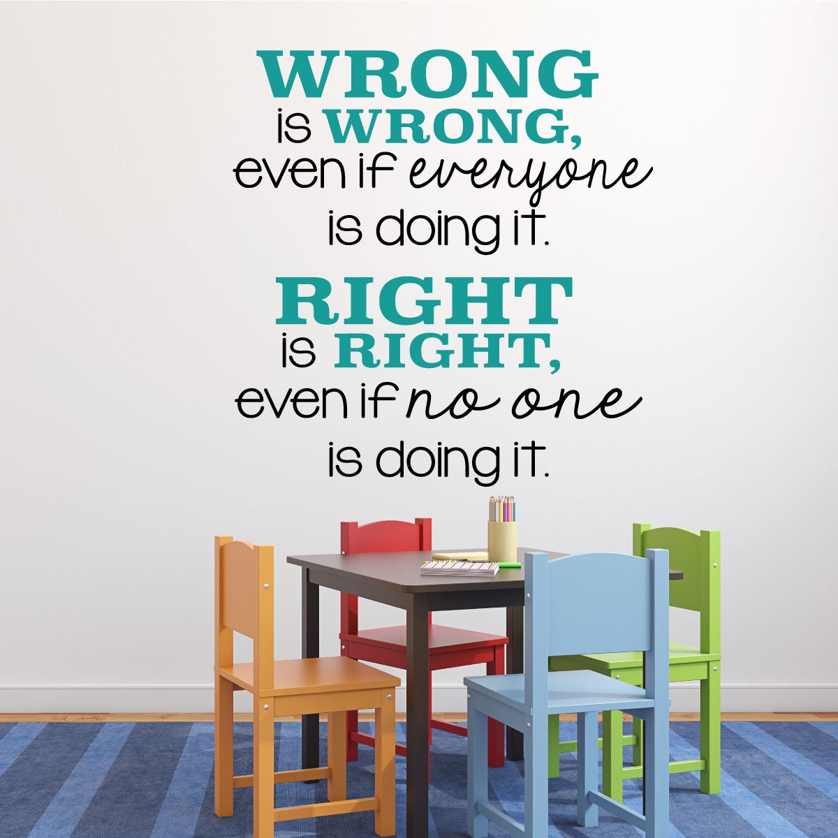 Vinyl Wall Decal Classroom Decorations Quote for Teachers or - Etsy