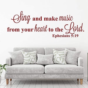 Sing and Make Music From Your Heart to the Lord | Ephesians 5:19 ...