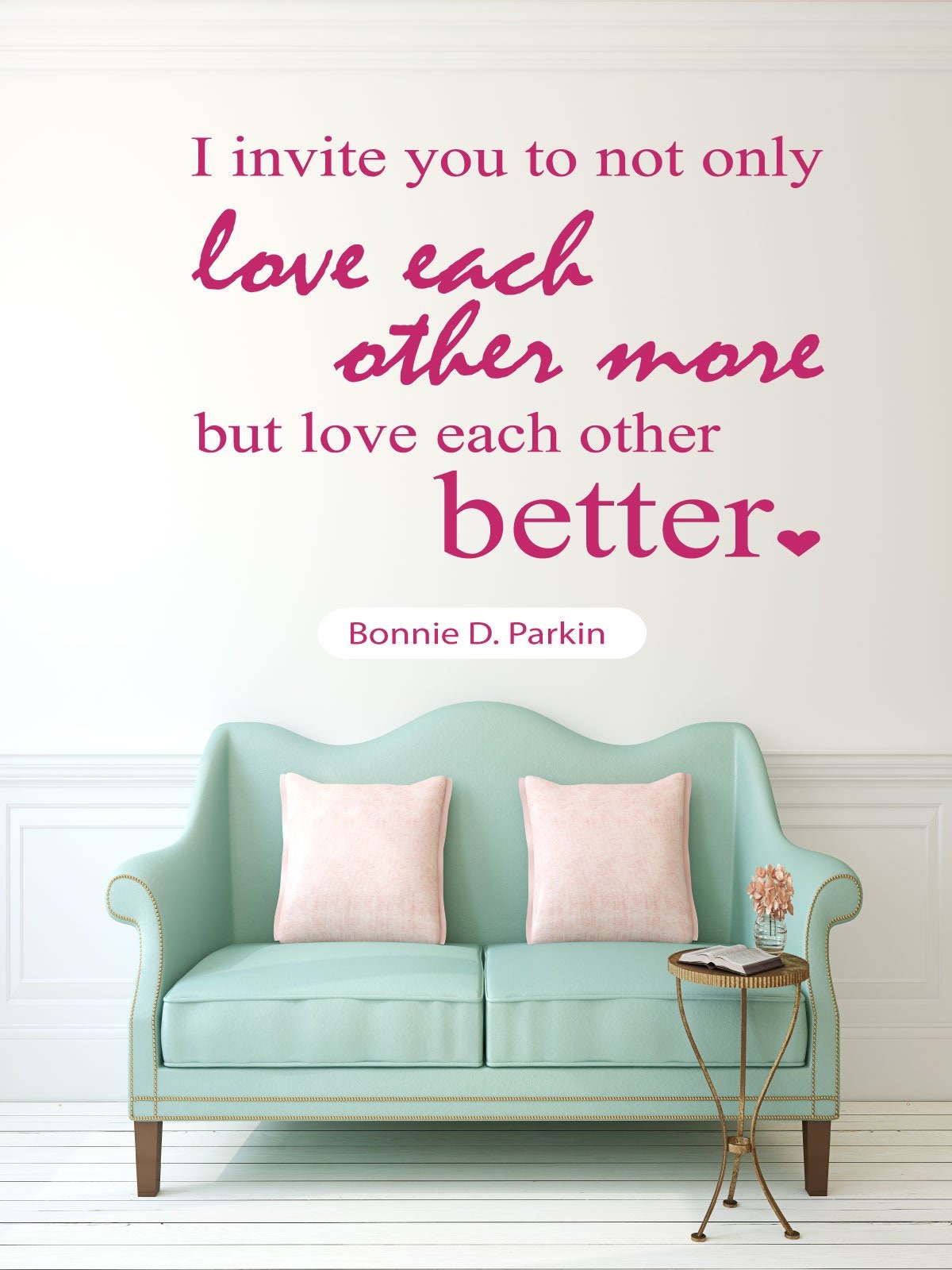 LDS Wall Quote Bonnie D Parkin Love Each Other Better Mormon - Etsy