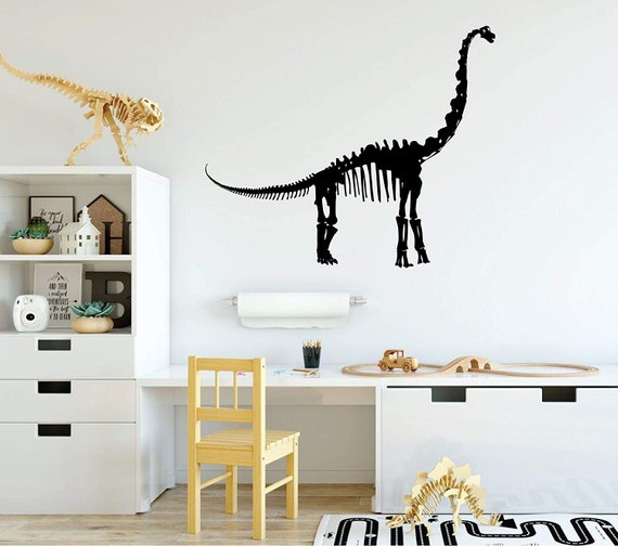 Dinosaur Wall Decals Long Neck Bones Personalized | Etsy