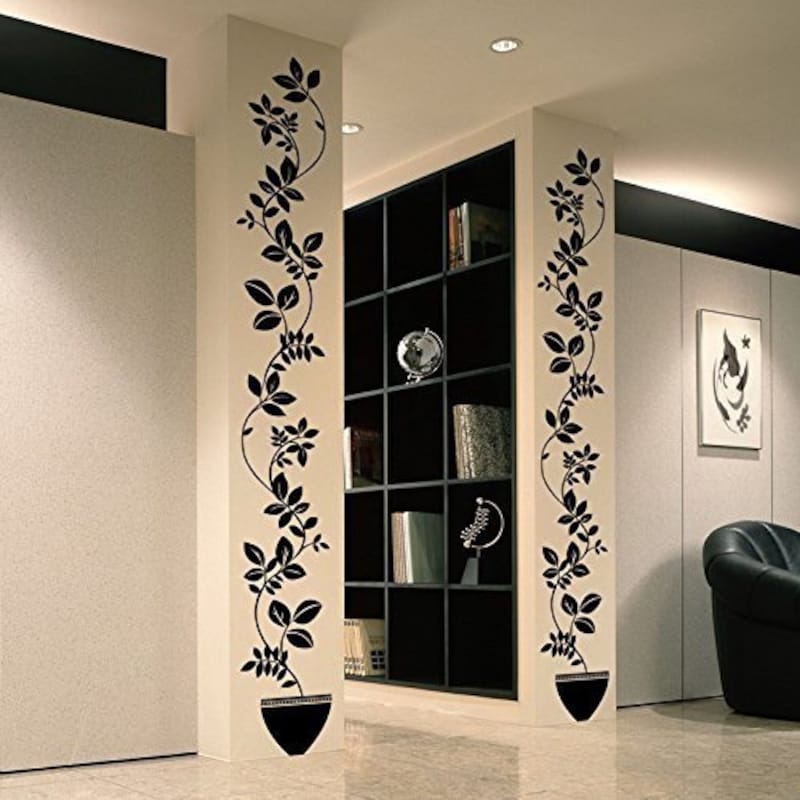 Corner Scroll Decal - Etsy