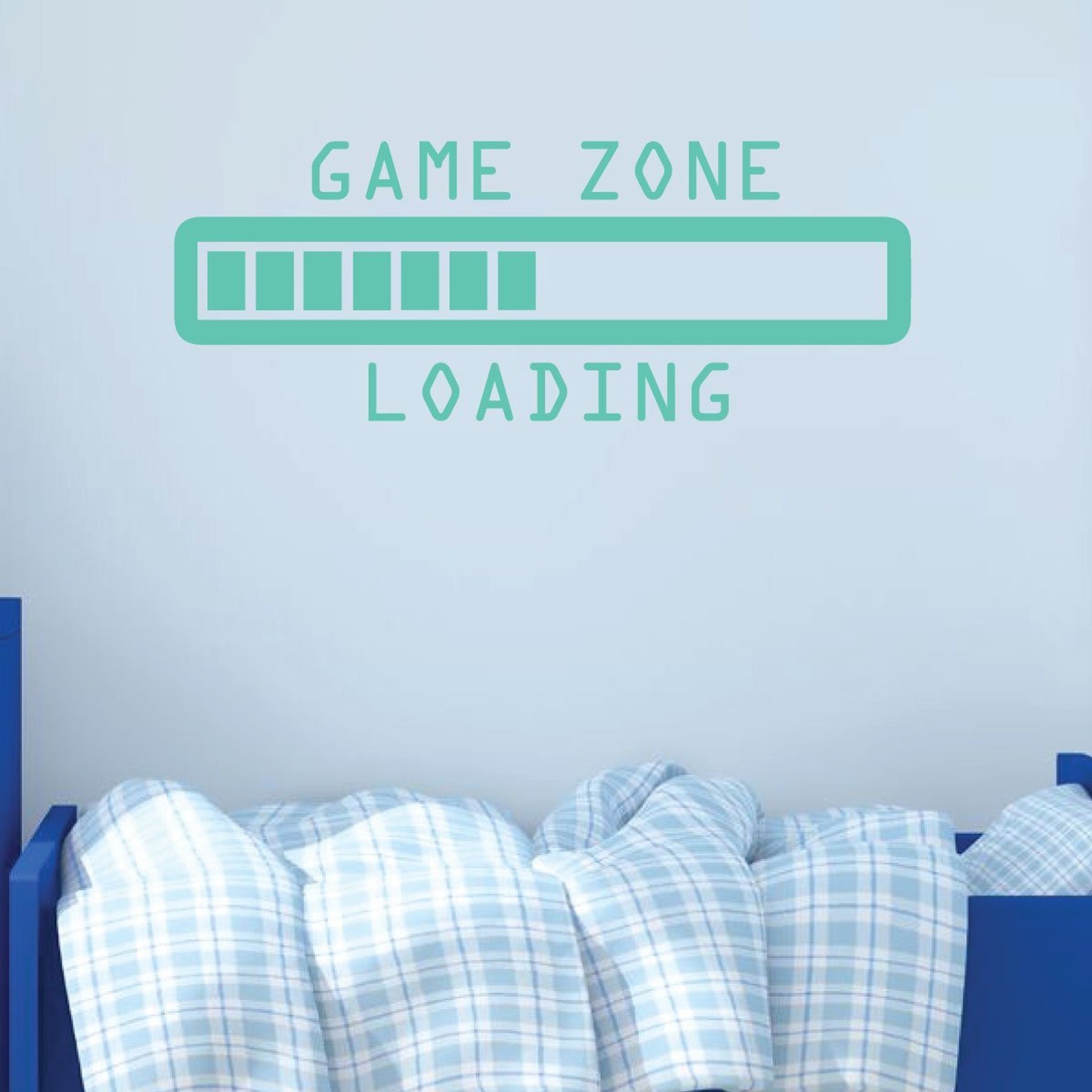 Gamer Wall Decal Game Zone Loading Sticker Vinyl Videogame | Etsy