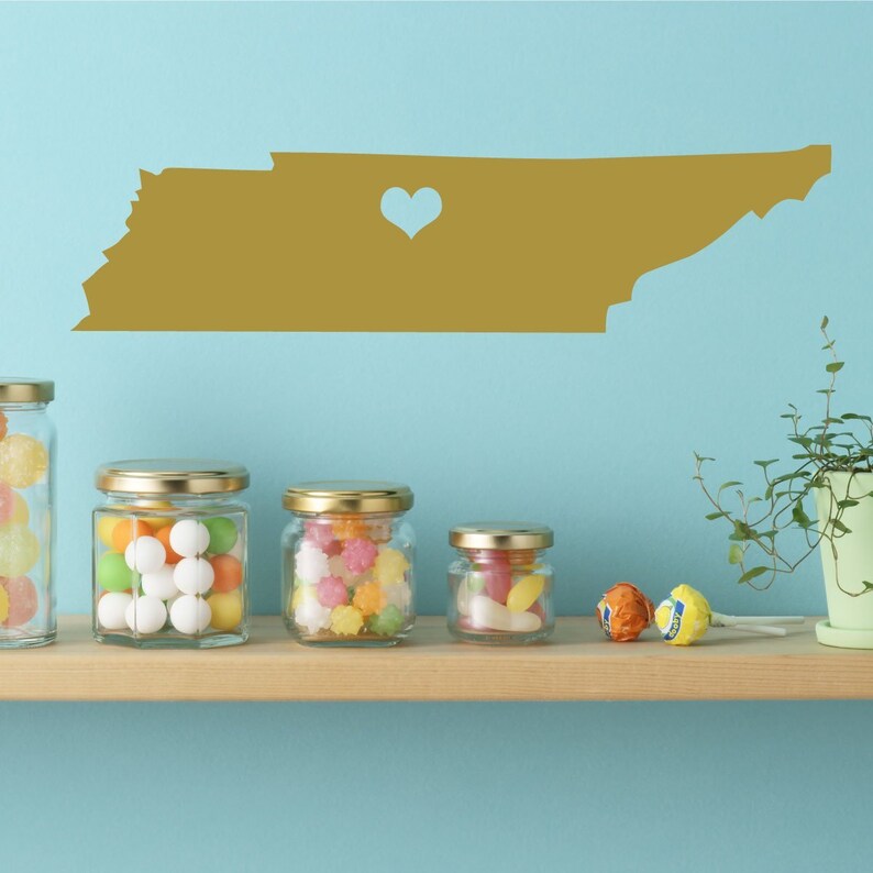 State Decals Tennessee Vinyl Wall Art 16th State Nashville - Etsy