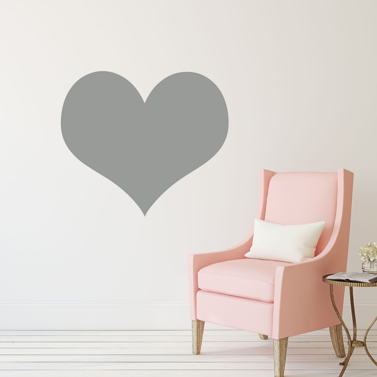 Personalized Heart Wall Decal Custom Vinyl Sticker for Home | Etsy