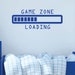 Gamer Wall Decal Game Zone Loading Sticker Vinyl Videogame - Etsy