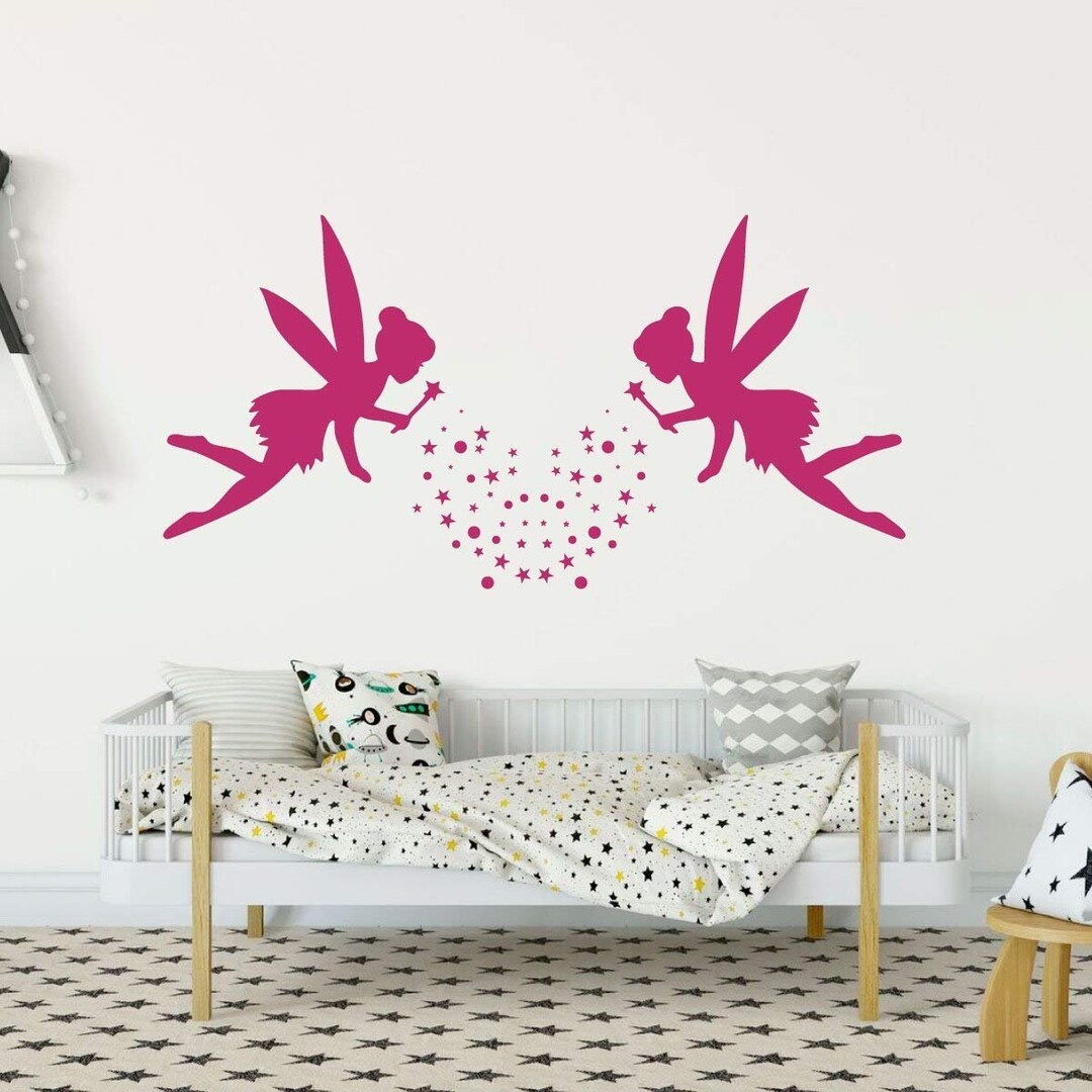 Fairy Wall Decal With Pixie Dust – Girls Nursery, Bedroom Decor - Etsy