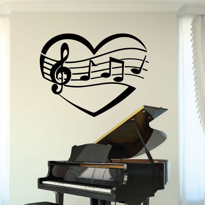 Music Wall Decal - Etsy