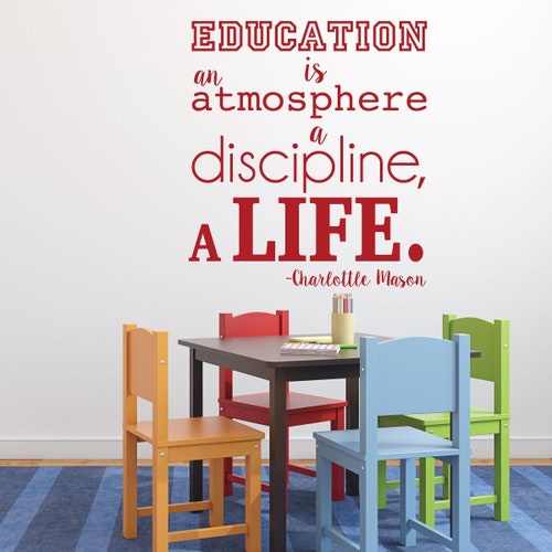 Education is an Atmosphere Charlotte Mason Short Sleeve - Etsy