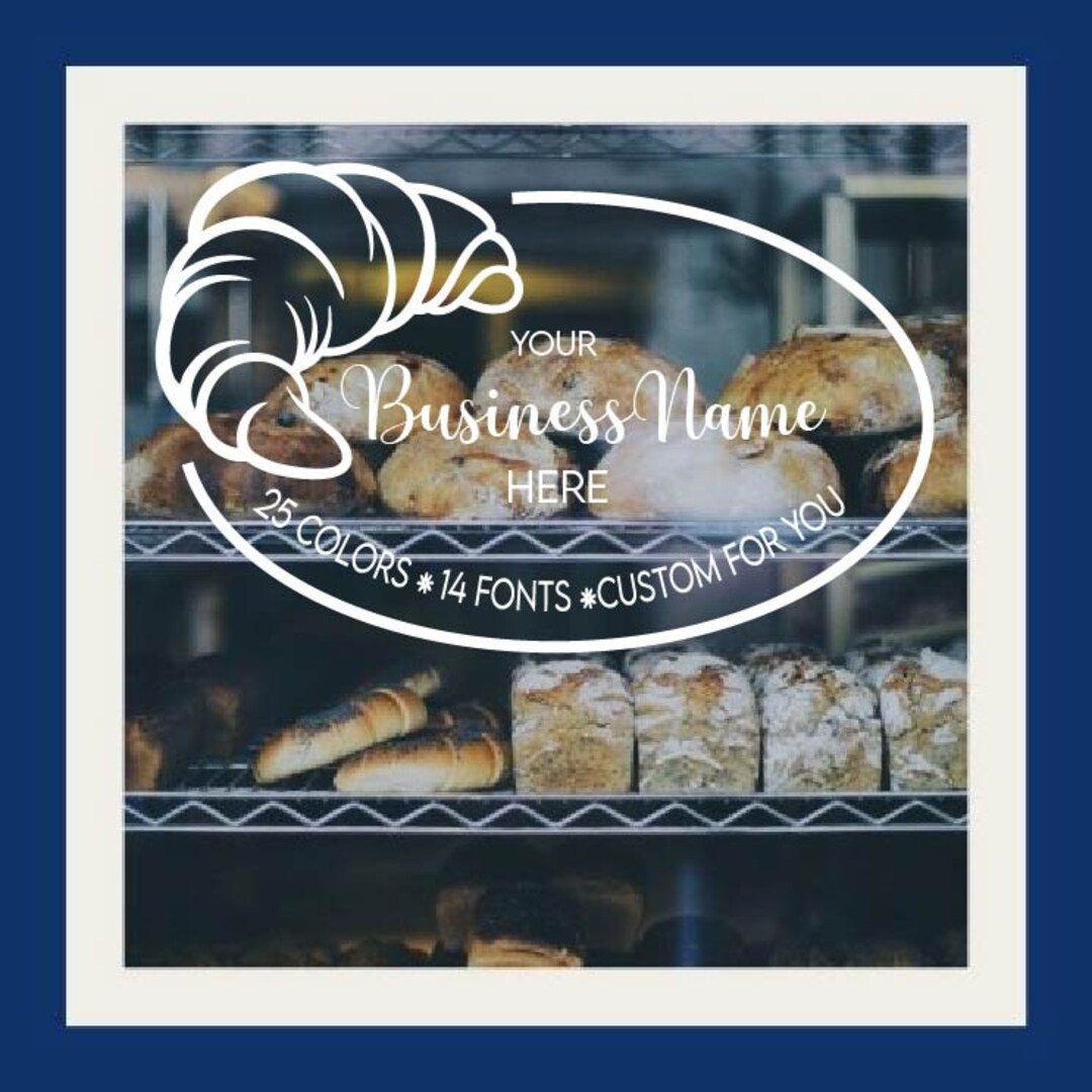 We Can Make a Custom Business Name or Logo Vinyl Sticker for You ...