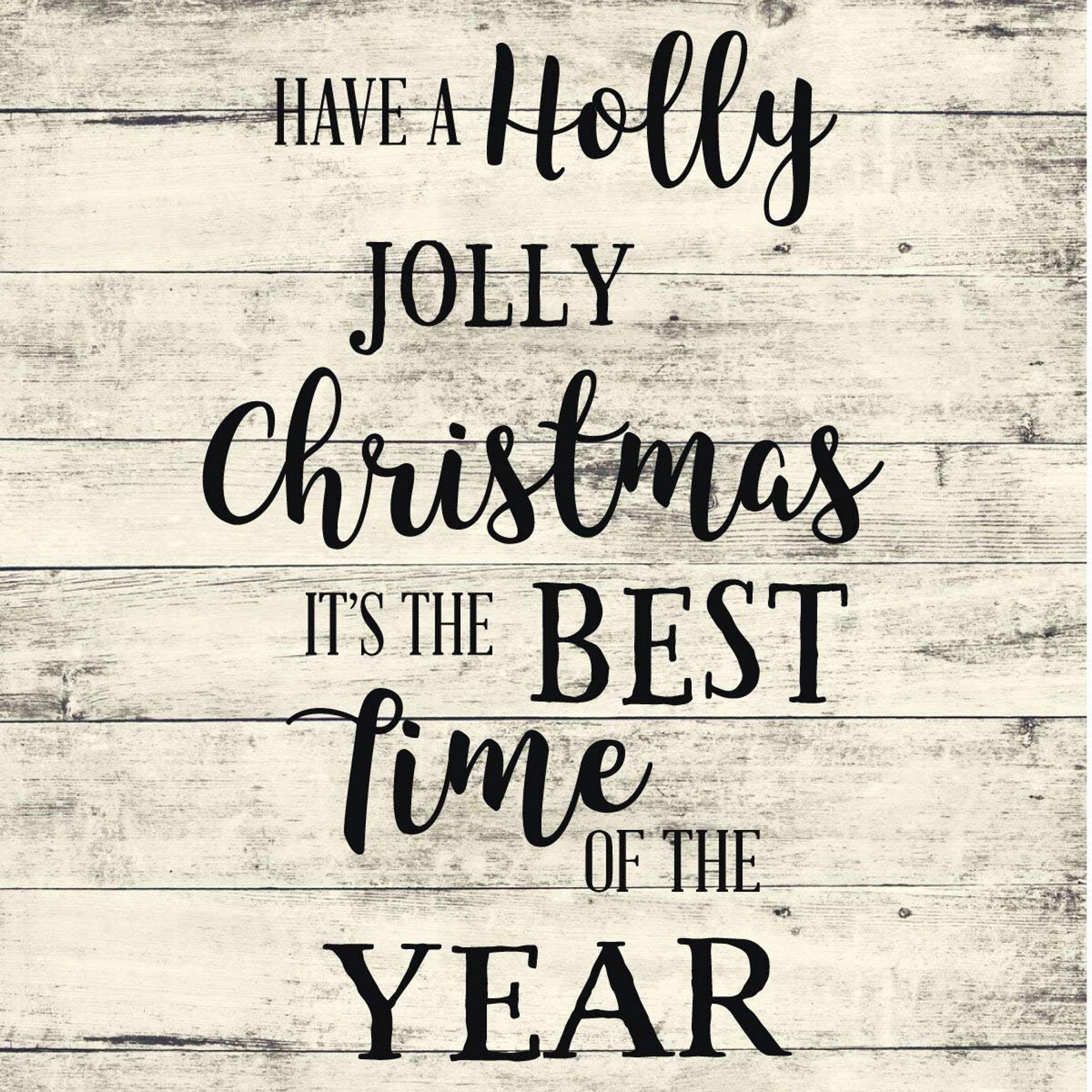 Christmas Wall Decor Have A Jolly Christmas Winter | Etsy