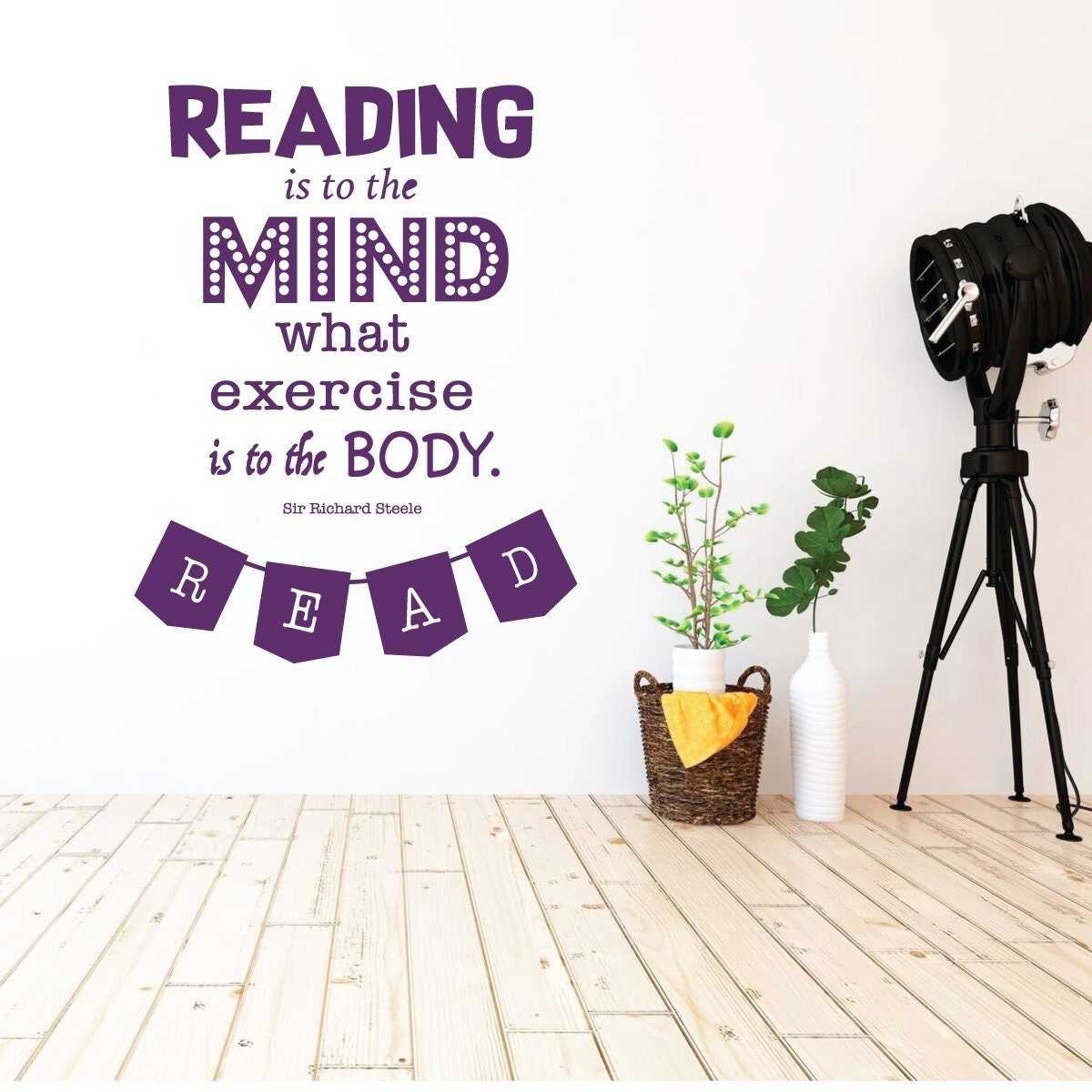 Classroom Decorations for Teachers Reading is Exercise to | Etsy