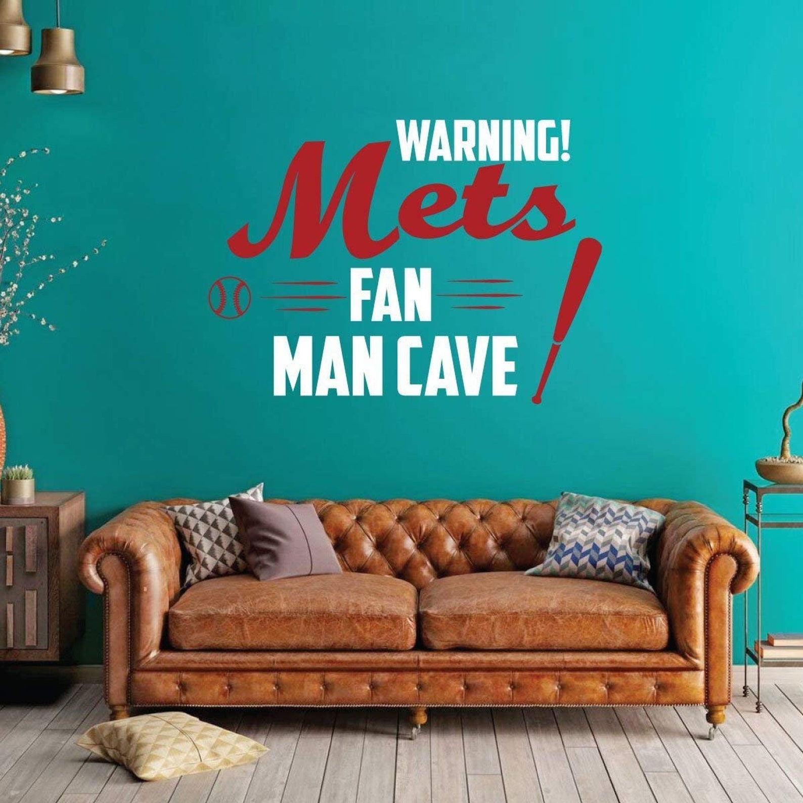 NY Mets Wall Art Baseball Decorations Sports Team Athlete | Etsy