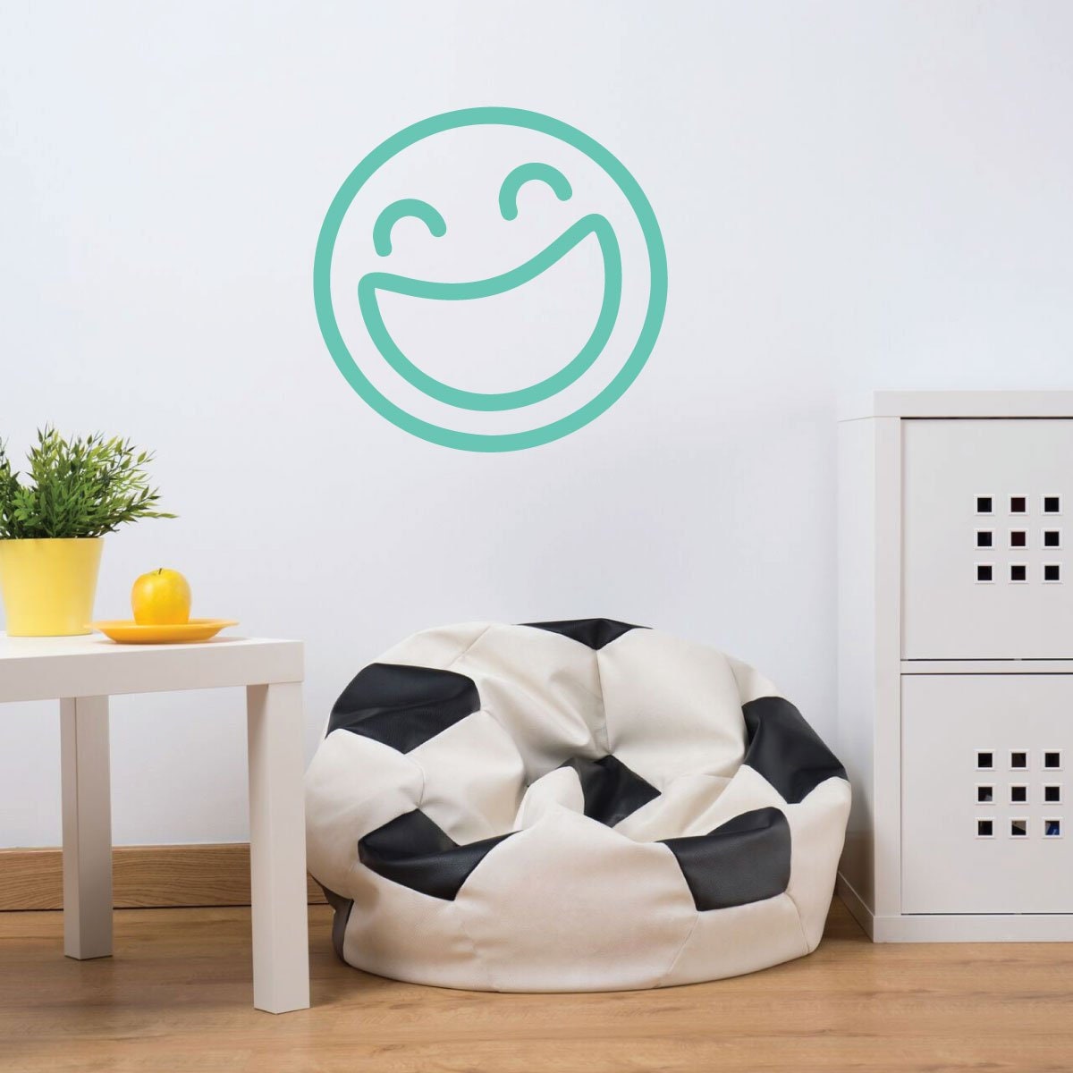 Emoji Wall Decal Smiley Personalized Vinyl Decorations for | Etsy