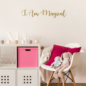 Wall Decal for Girls - I Am Magical - Vinyl Sticker for Teen's Room or ...