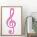 Music Wall Decal Treble Clef Symbol Musician Gifts for - Etsy