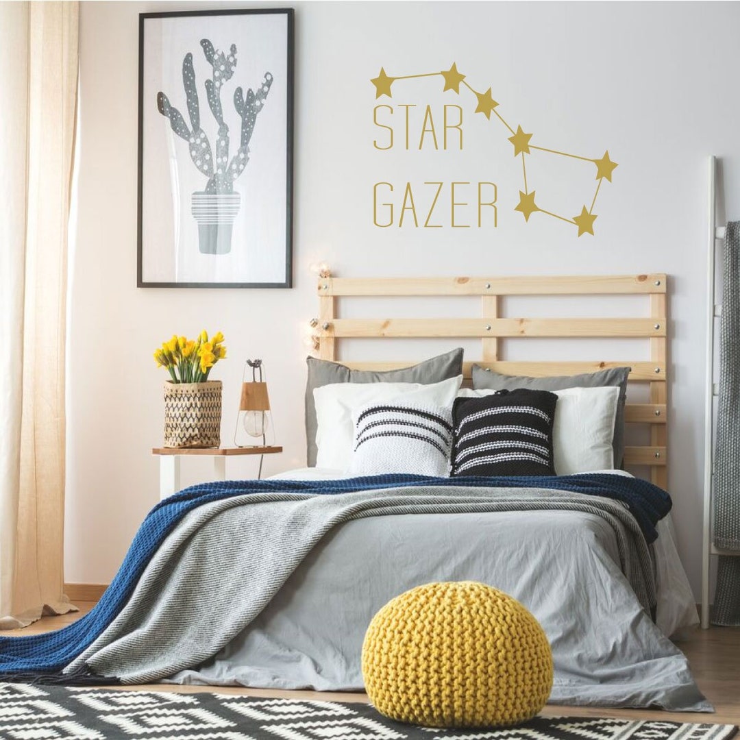Big Dipper Vinyl Wall Decal for Kids Rooms or Baby Nurseries Star Gazer ...