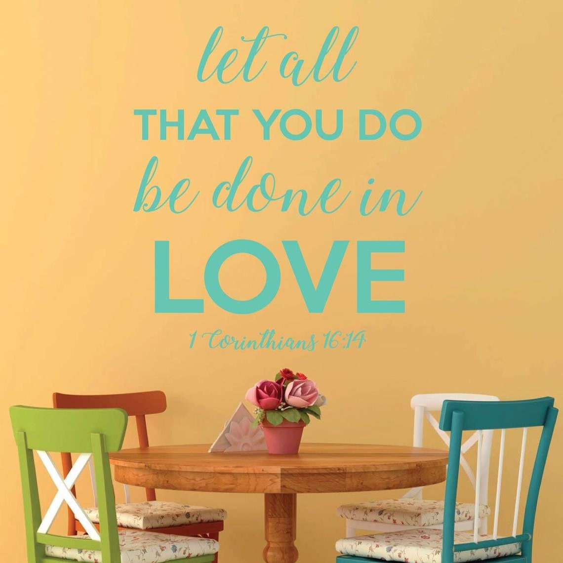 Love Scriptures 1 Corinthians 16:14 Let All That You Do Be - Etsy