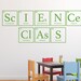 Periodic Table Wall Decal for Science Teachers Vinyl Sticker - Etsy