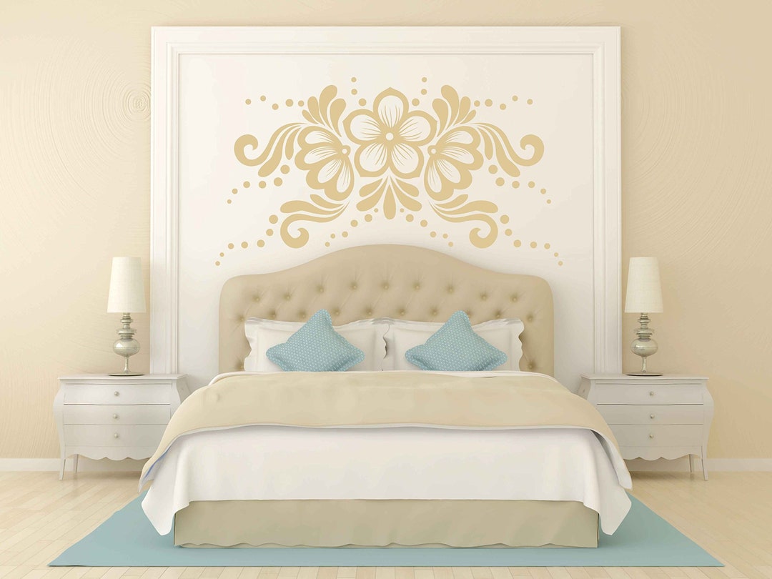 Lace Flower Decor Sticker Vinyl Decal Home Decorating - Etsy